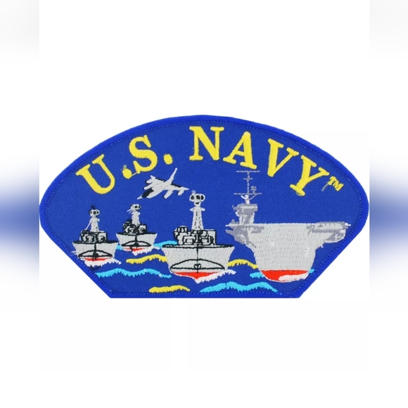 Accessories | Us Navy Blue And Yellow Kids Patch | Poshmark